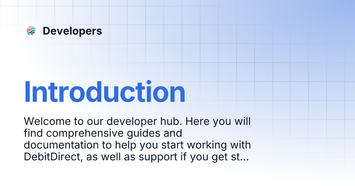 Introduction | Developers